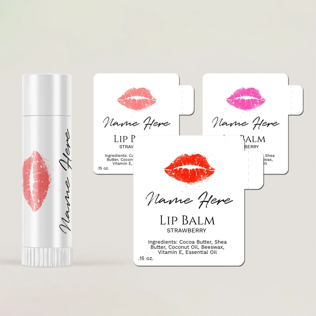 Lip Balm Labels - The Product Boxes