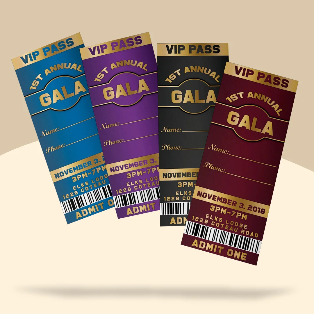 Custom VIP Passes By The Product Boxes Wholesale Suppliers